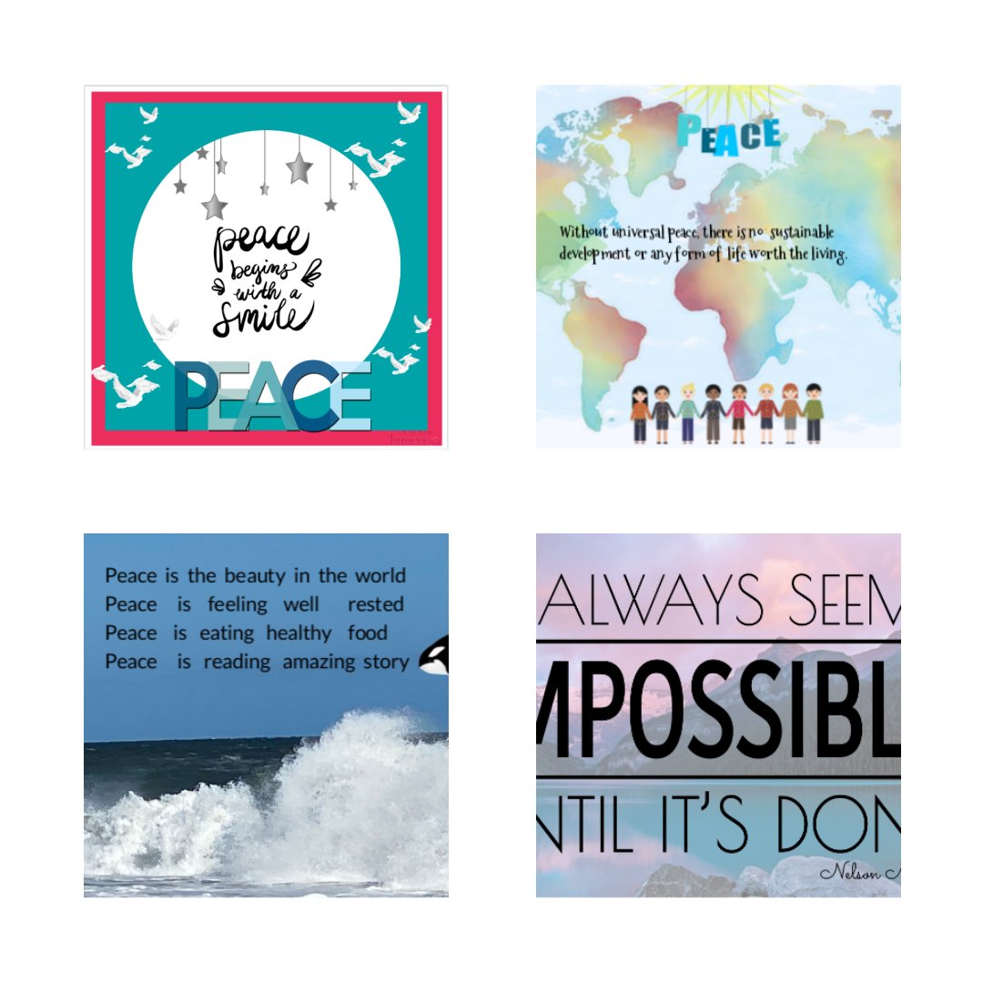 Board - Peace Quotations