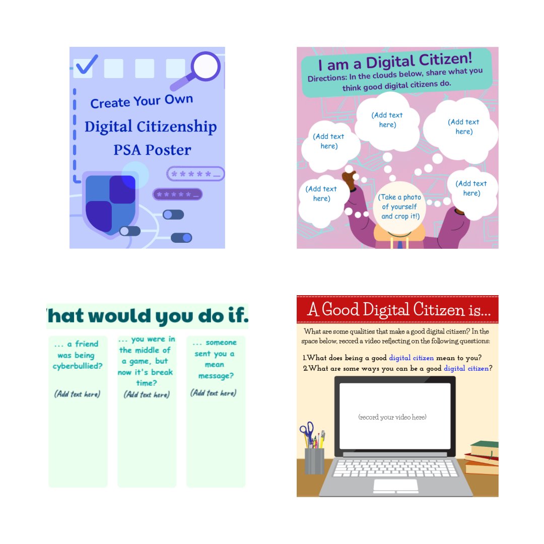 Board - Digital Citizenship Activities
