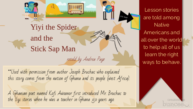 Create - Visual Storytelling - Yiyi the Spider, Stick Sap Man