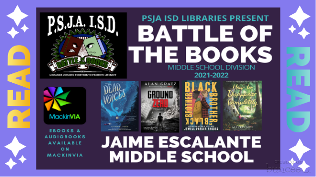Create - JEMS Battle of the Books 2021-2022 Reading List