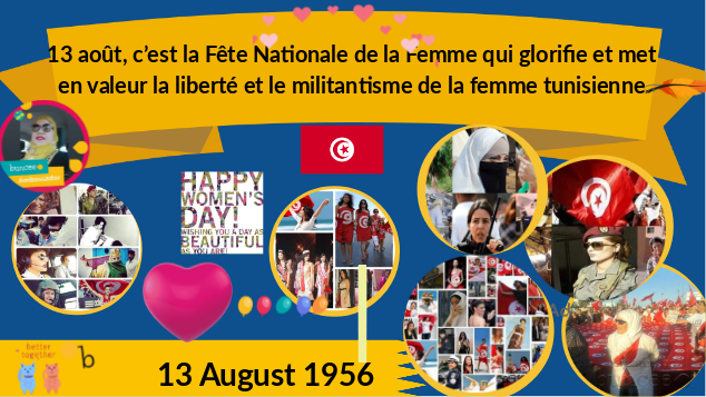 Buncee - 13 août, c’est la Fête Nationale de la Femme qui glorifie et ...