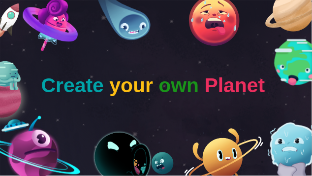 Create - Create your own Planet